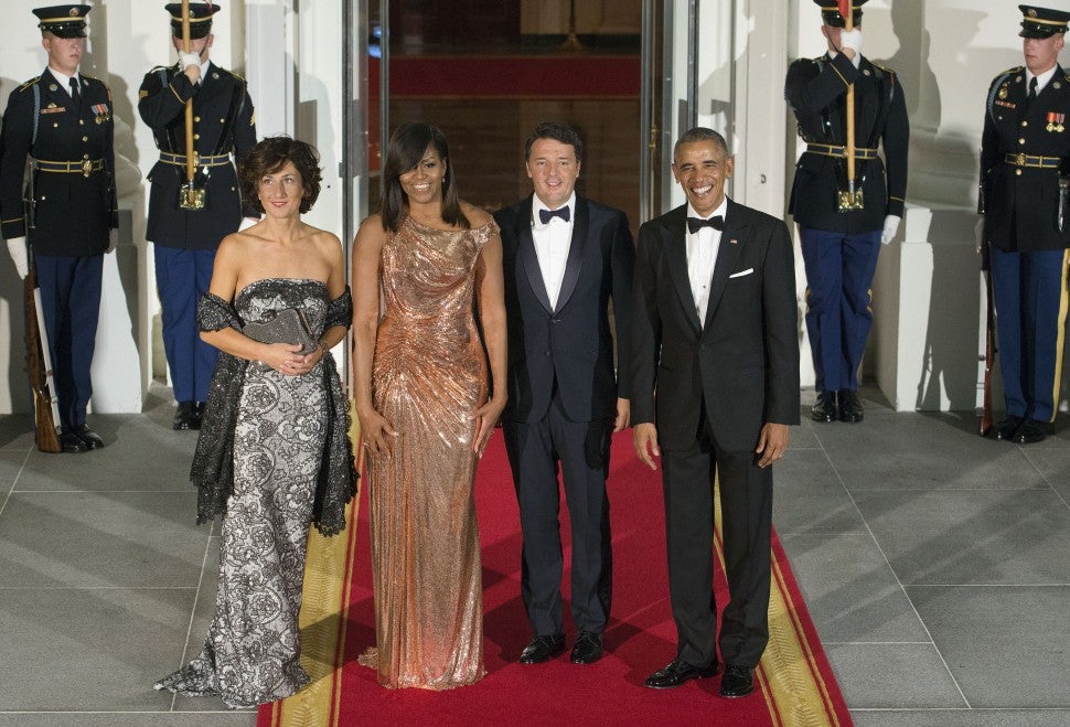 Michelle Obama Stuns in Sparkles at Final State Dinner -- See the Pics ...