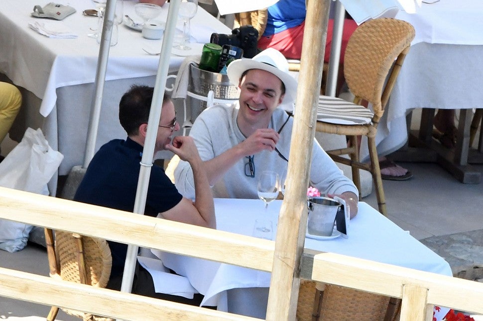 Jim Parsons and Husband Todd Spiewak Enjoy Their Capri Honeymoon: Cute ...