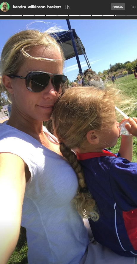 Kendra Wilkinson and Hank Baskett Reunite for Daughter Alijah's First ...
