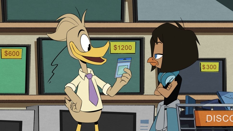 Jameela Jamil Makes 'DuckTales' Debut as Gandra Dee: See Her Meet-Cute ...