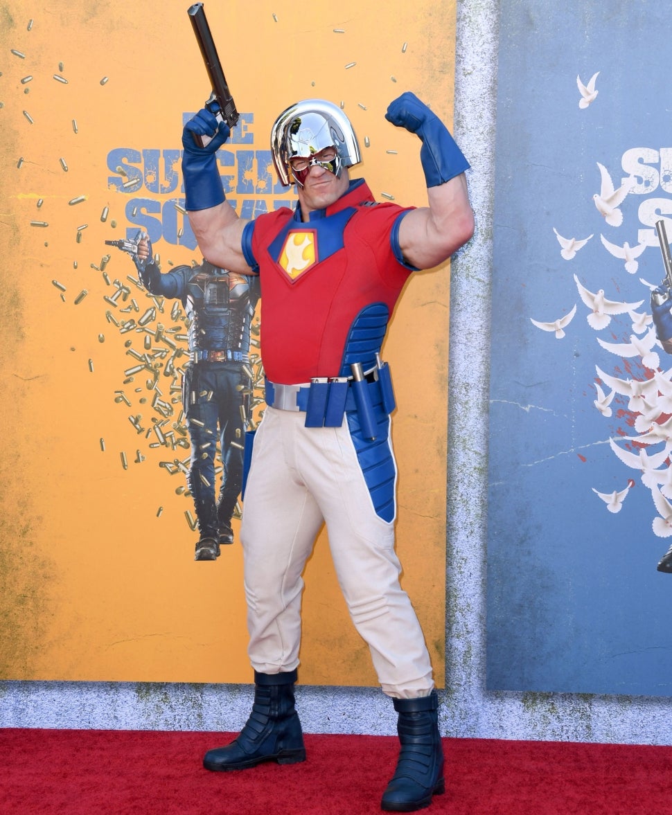 John Cena Explains Wearing His Peacemaker Costume at 'Suicide Squad ...