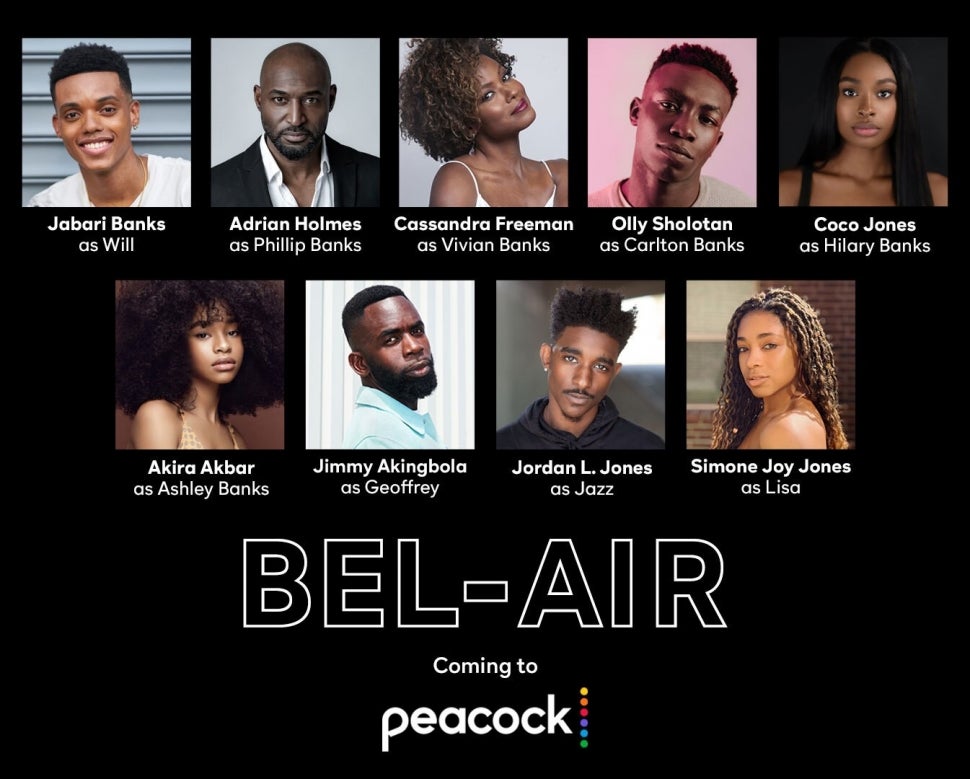 Meet the Full Cast of Peacock's 'Fresh Prince' Reboot 'Bel-Air ...
