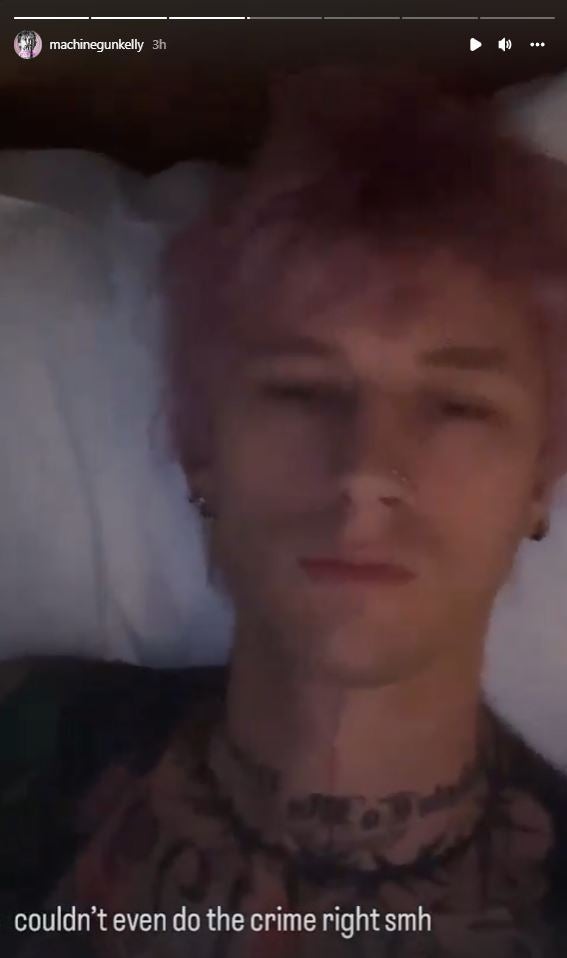 Machine Gun Kelly's Tour Bus Vandalized with Homophobic Slur in ...