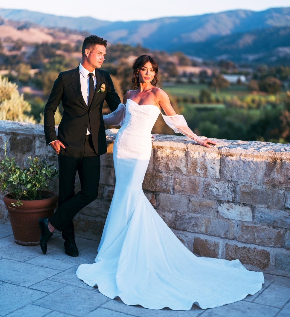 Sarah Hyland Stuns in Three Romantic Wedding Gowns: See Her Bridal ...
