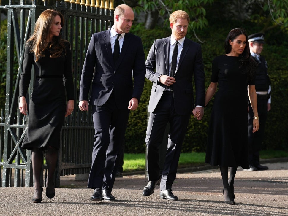Prince William and Kate Middleton Reunite With Prince Harry and Meghan ...