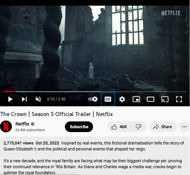 'The Crown': Netflix Adds 'Fictional Dramatization' Disclaimer to Show ...