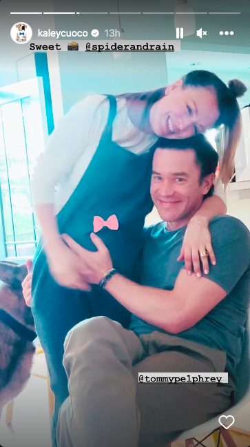 Kaley Cuoco Shows Off Bare Baby Bump in Sweet New Pregnancy Snaps ...