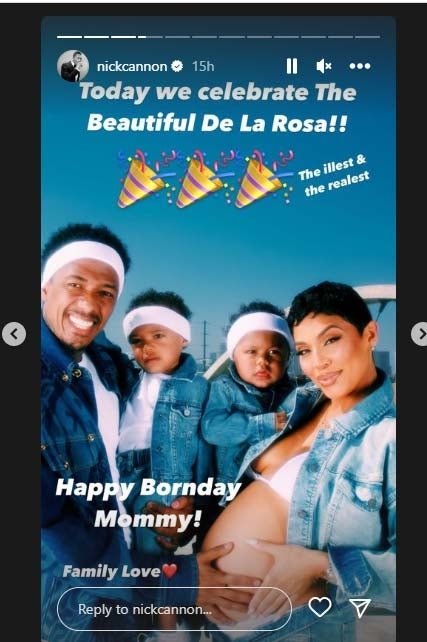 Nick Cannon Celebrates Pregnant Abby De La Rosa's Birthday With Baby ...