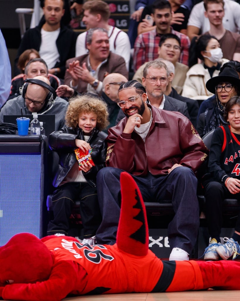 Drake and Son Adonis Are Too Cute at Latest Basketball Outing ...