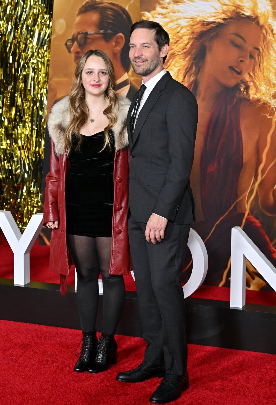 Tobey Maguire and 16-Year-Old Daughter Ruby Make Rare Red Carpet ...