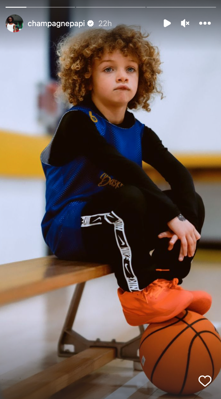 Drake Shows Off Son Adonis' Basketball Skills in New Video ...