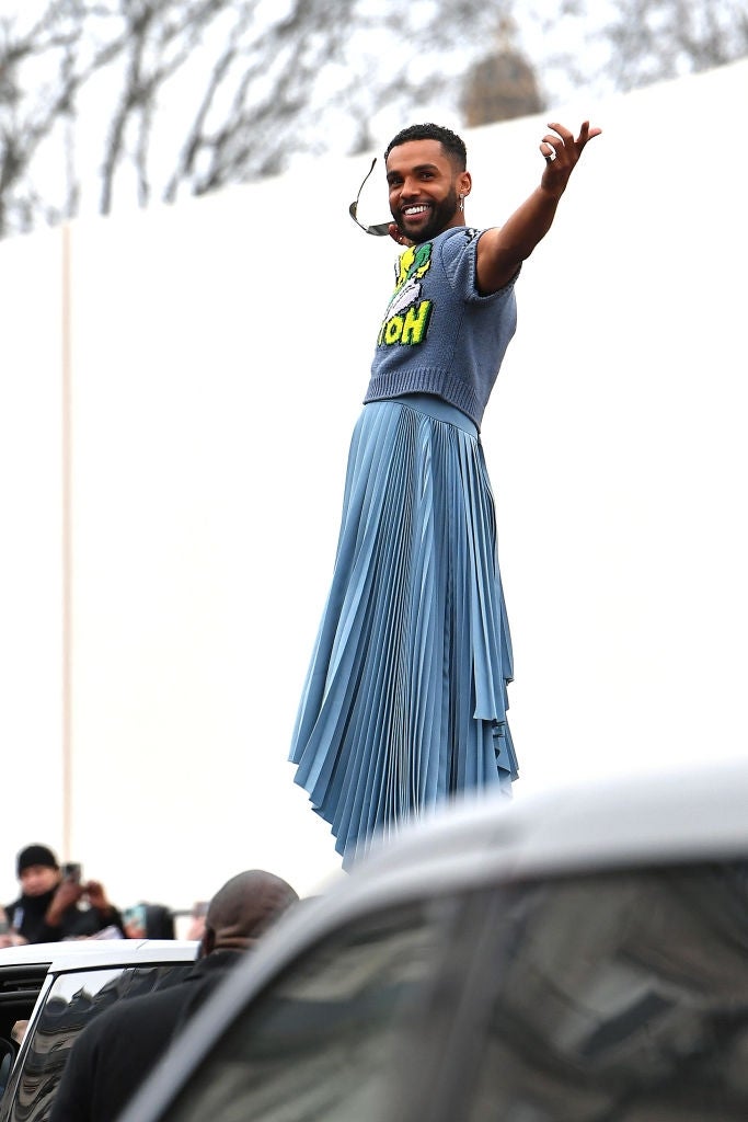 'Emily In Paris' Star Lucien Laviscount Ditches His Suits for a Baby ...