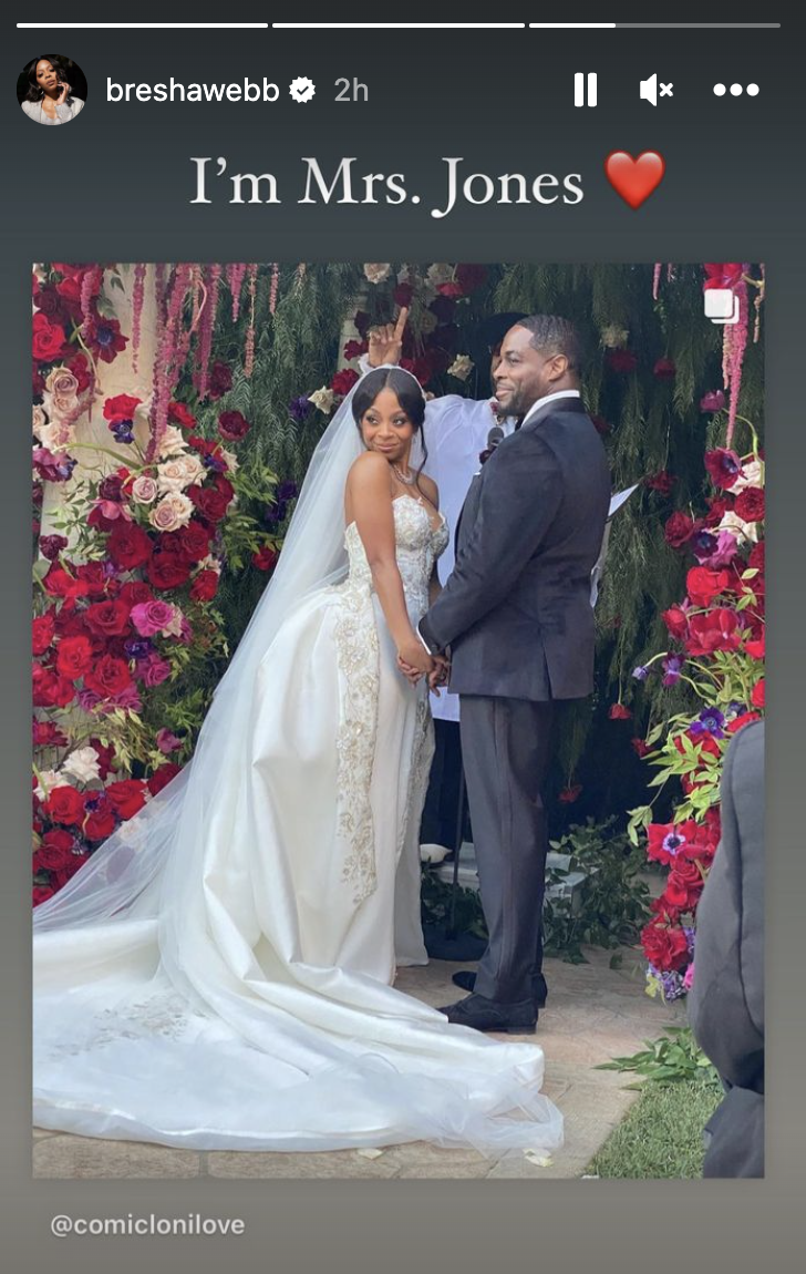 'Run the World' Star Bresha Webb Marries Nick Jones Jr. | Entertainment ...