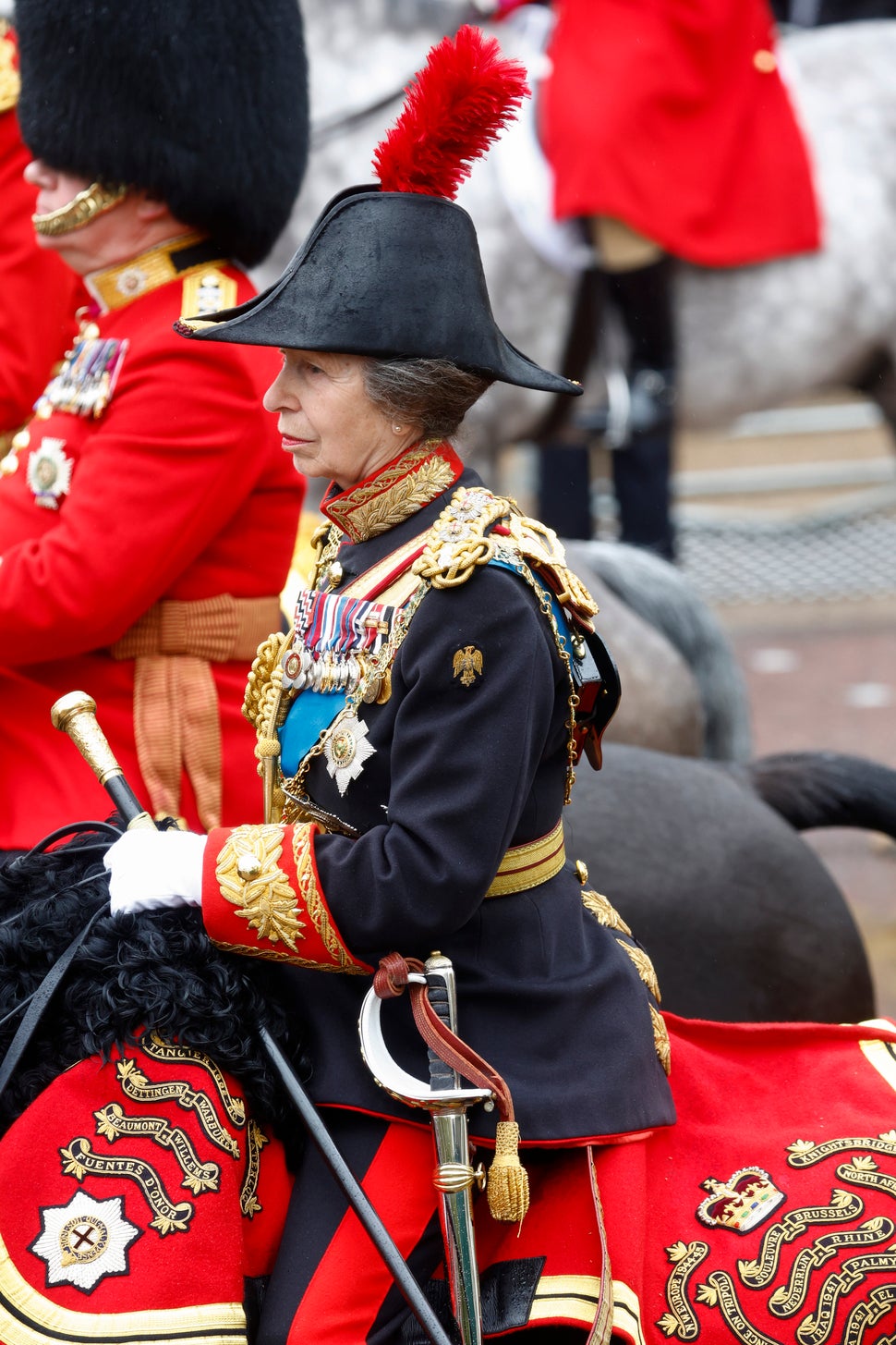 Princess Anne Steals the Show on Horseback After Her Brother King ...