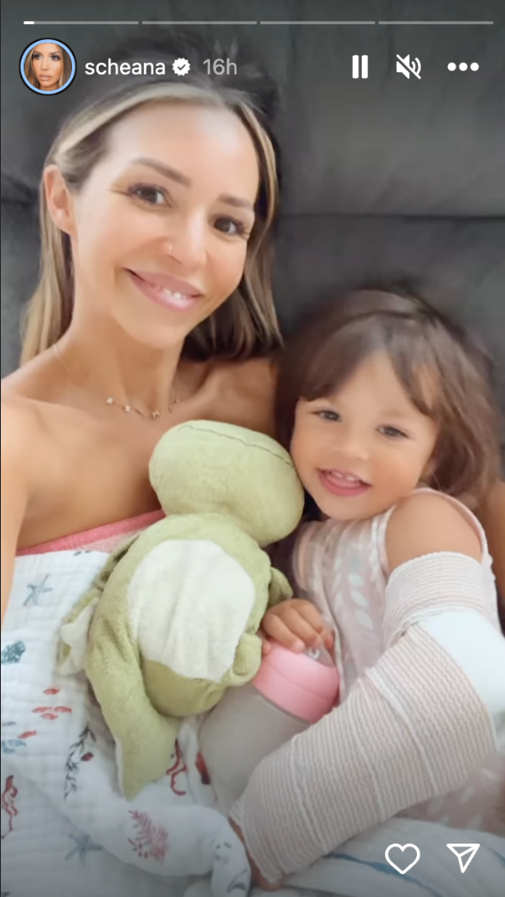 Scheana Shay's 2-Year-Old Daughter Is in a Cast After Breaking Her ...