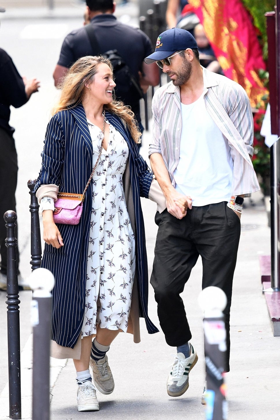 Blake Lively and Ryan Reynolds Show a Little PDA While on Romantic ...