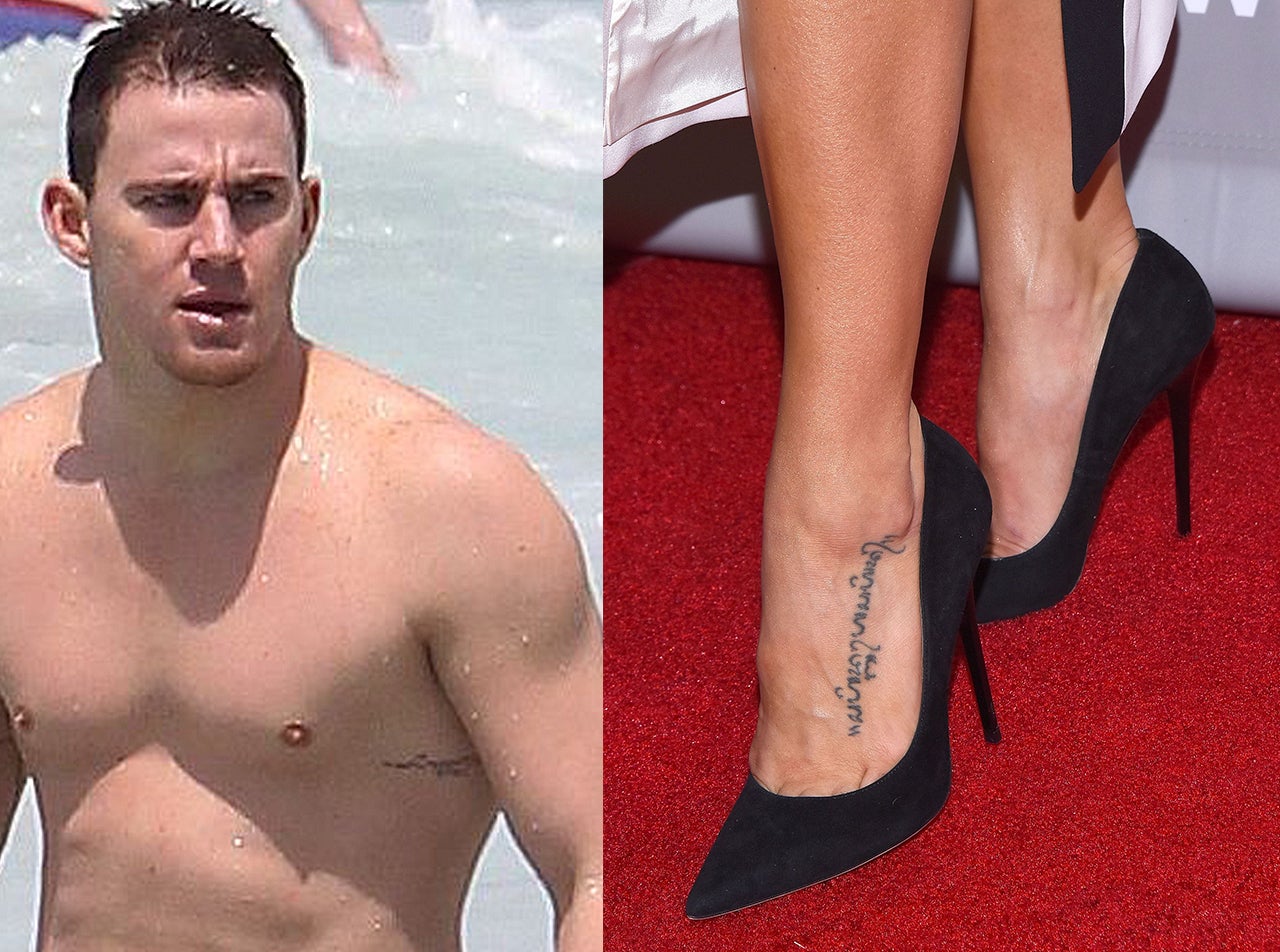 Channing Tatum Tattoos Fíor Channing Tatum And Jenna Dewan Have Their