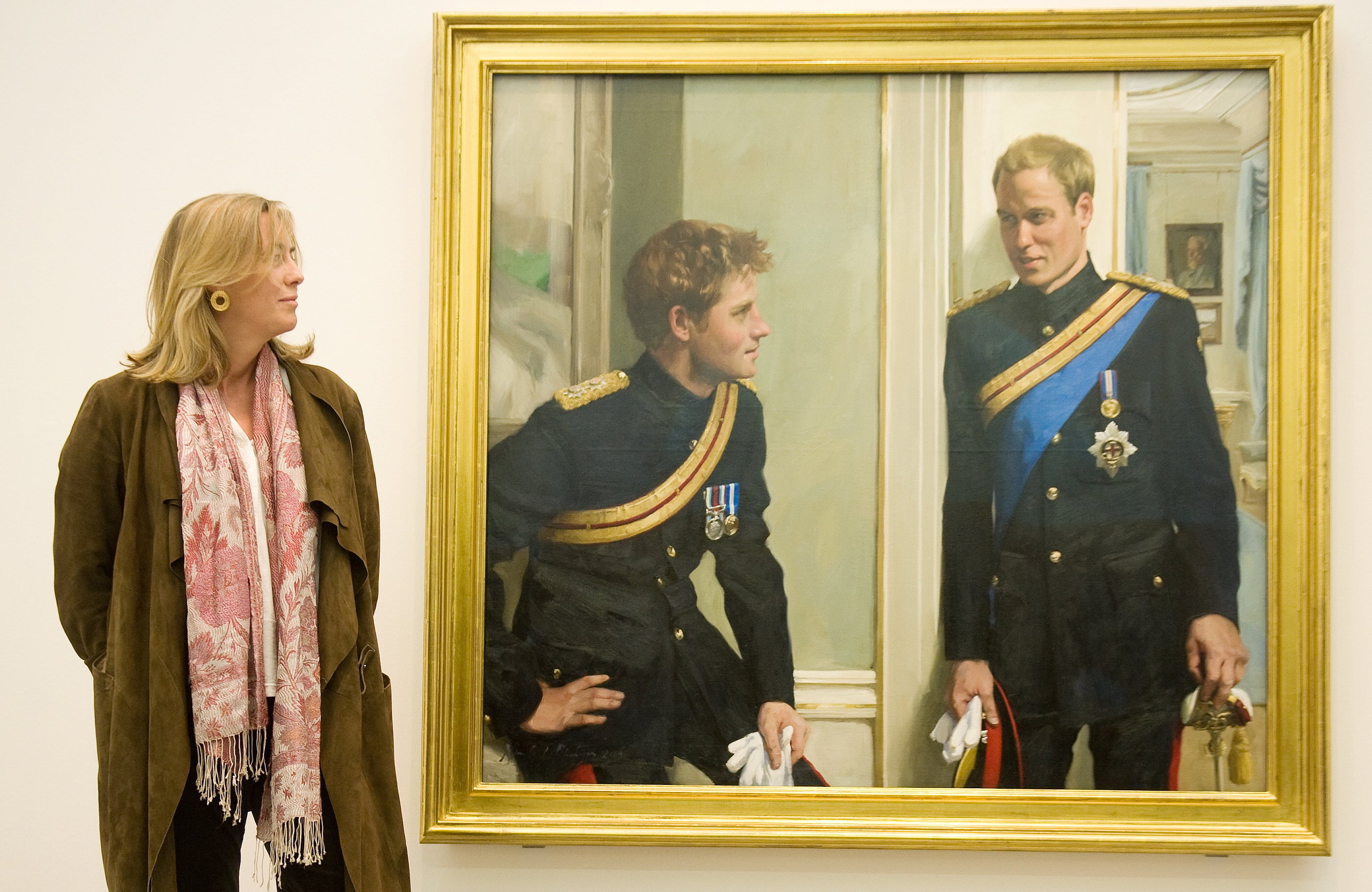 Prince Harry And William Portrait