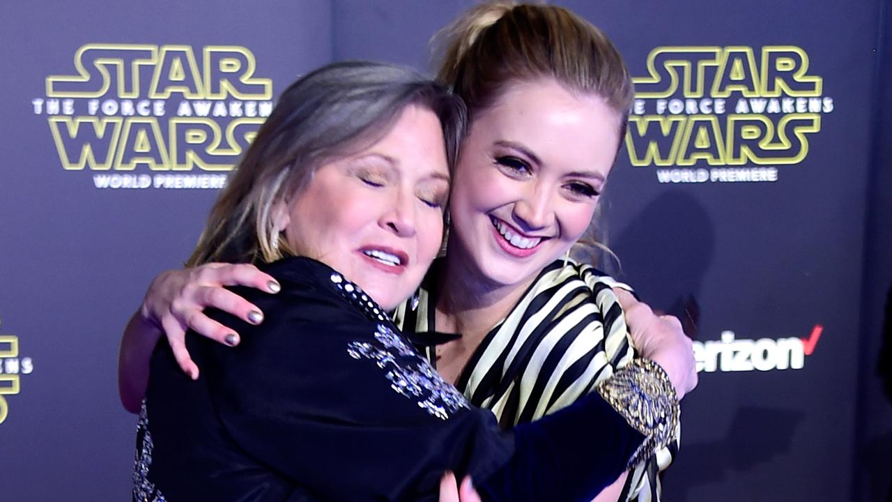 billie lourd leia buns