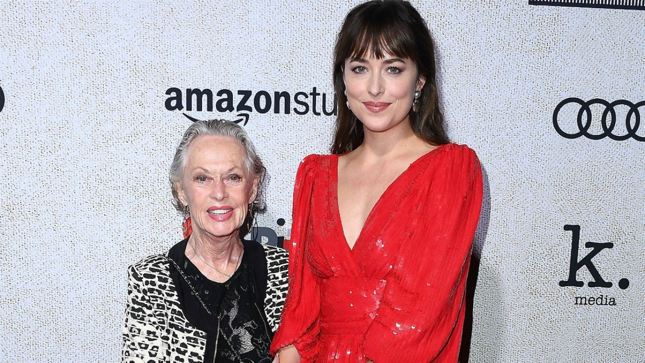 Dakota Johnson Brings Her Famous Actress Grandmother Tippi Hedren as ...