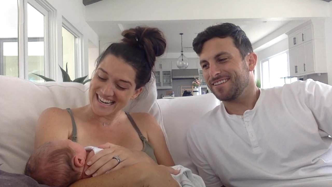 Jade Roper & Tanner Tolbert Joke About Naming Son Chris Harrison After ...