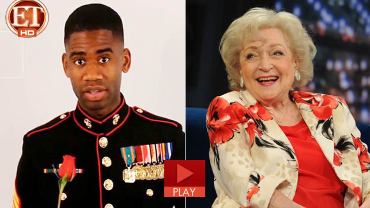Betty White Receives Marine Corps Ball Invite | Entertainment Tonight