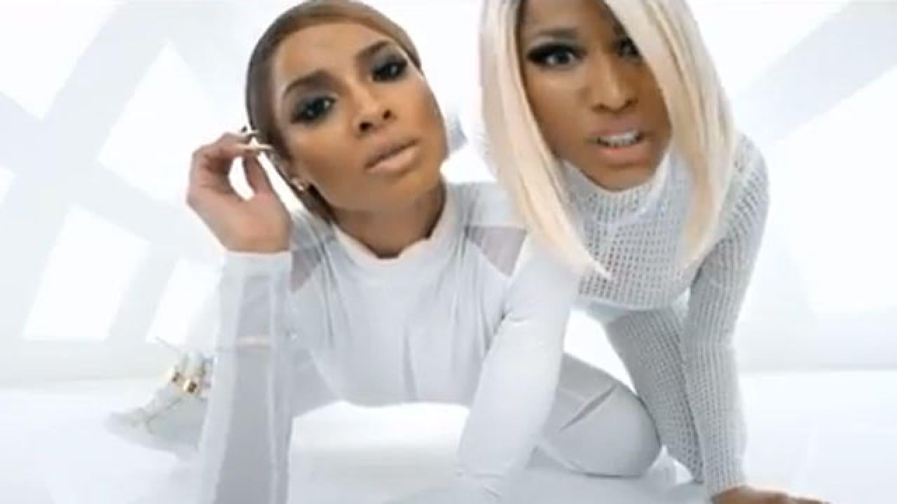 Nicki & Ciara Work the White Room In 'I'm Out' | Entertainment Tonight
