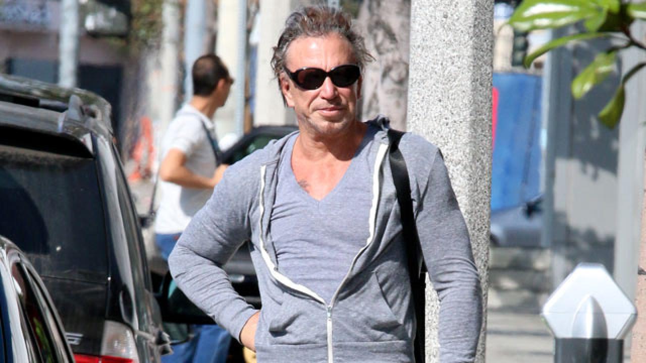Mickey Rourke's Skin-Tight Workout Pants Are Very Revealing ...