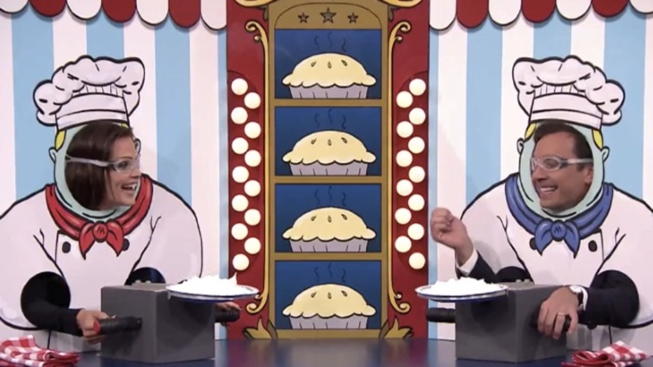 Jennifer Garner Gets a Pie in the Face During Intense Game of Rock ...