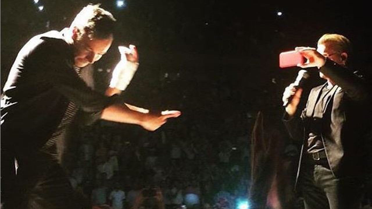 Jimmy Fallon Slays Impression of Bono at NYC Concert | Entertainment ...