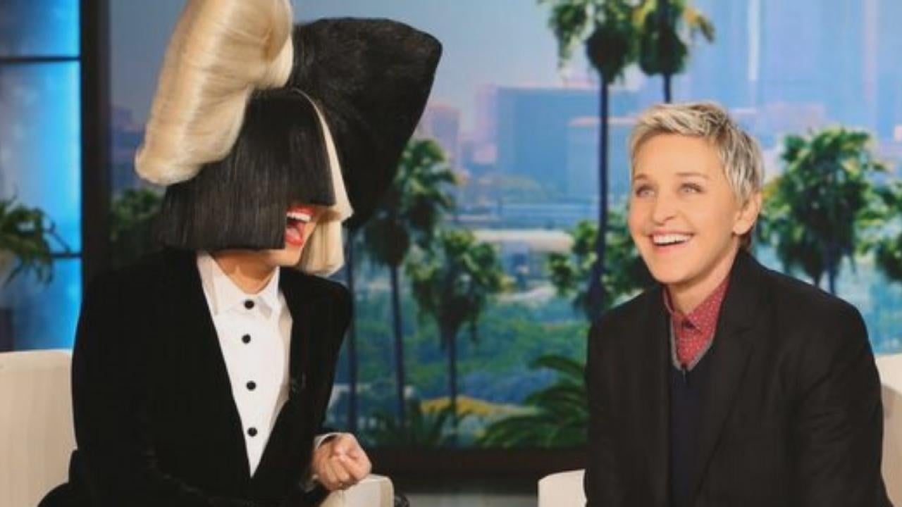 Singer Ellen Chandelier Show Sia Degenirous