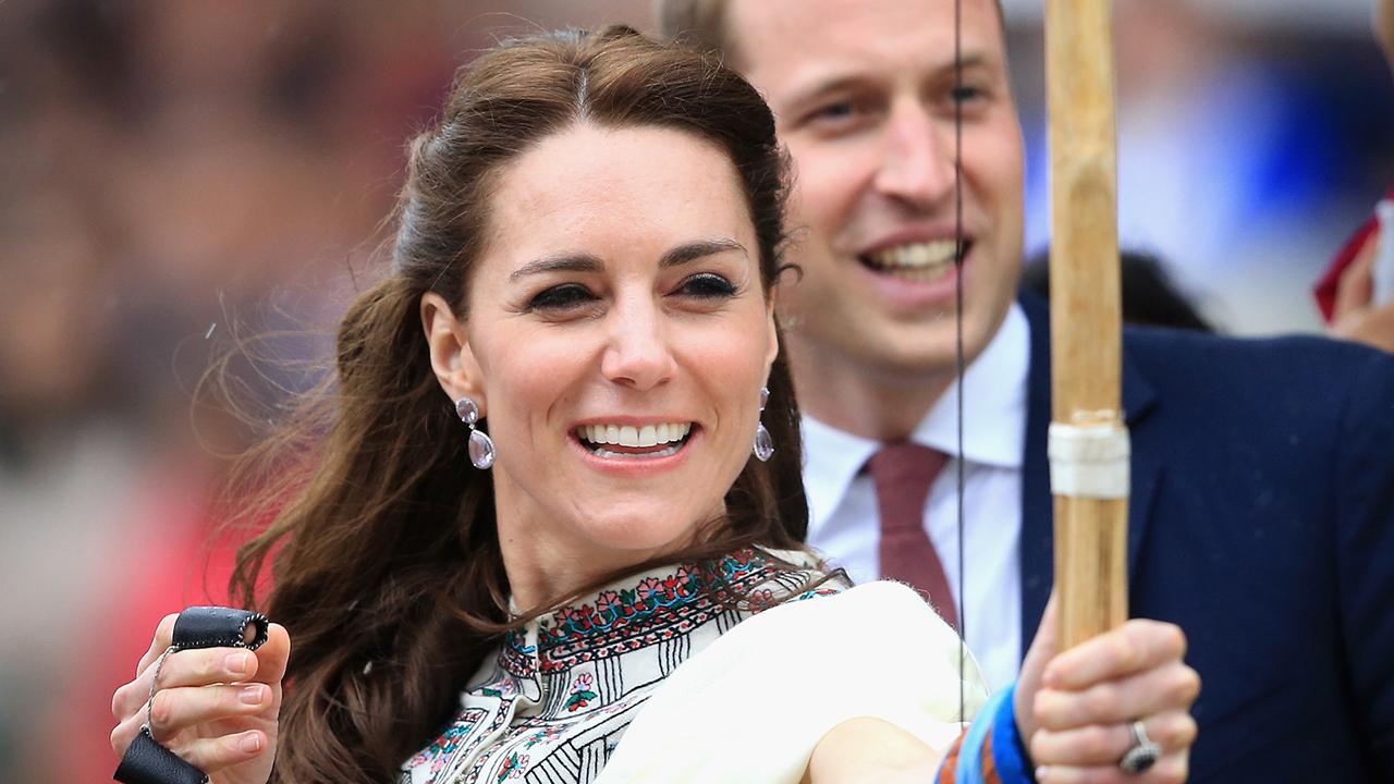 Kate Middleton Shoots Bow and Arrow, Continues Royal Tour With Prince ...