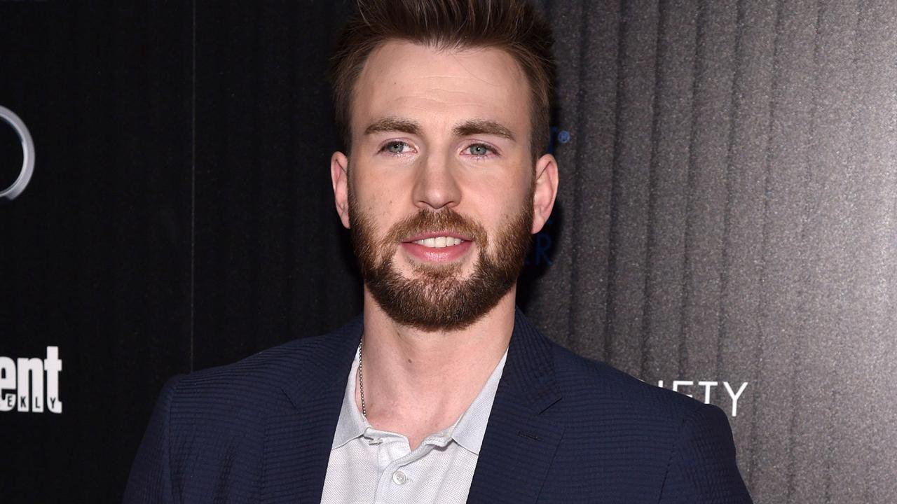 Chris Evans' Adorable Dog Won't Stop Licking His Face As He Completes ...