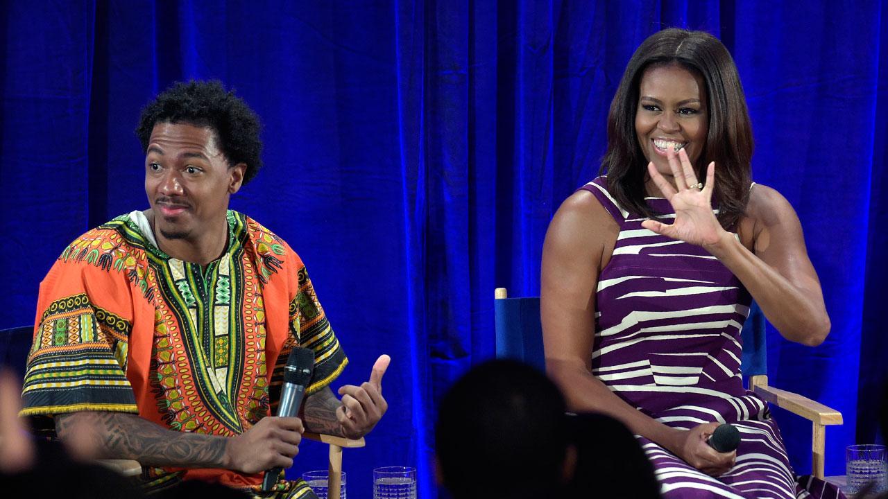 Michelle Obama Helps Nick Cannon Score Major Points With Classmates in ...