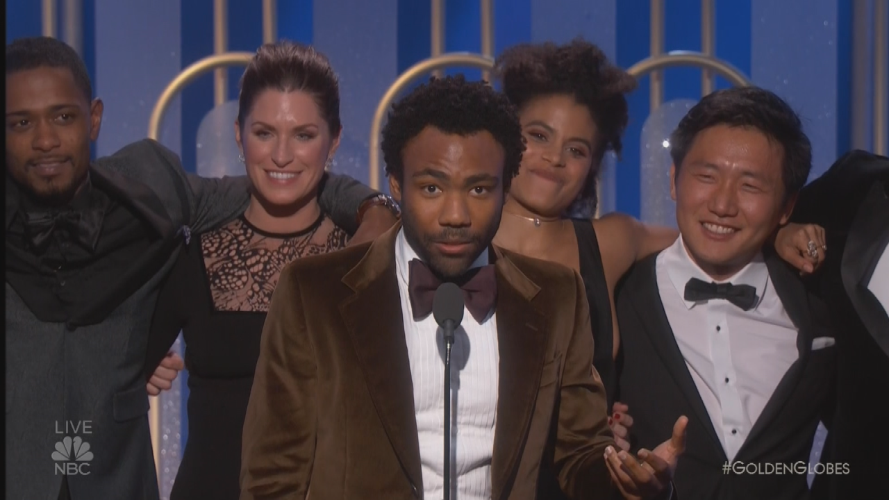 'Atlanta' Star Donald Glover Reveals Sex of His Baby in Golden Globes ...