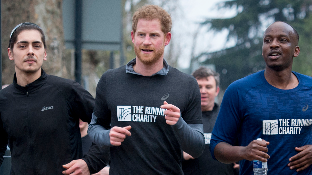 Prince Harry Jogs for Homeless Youth in London, Takes a Moment to ...