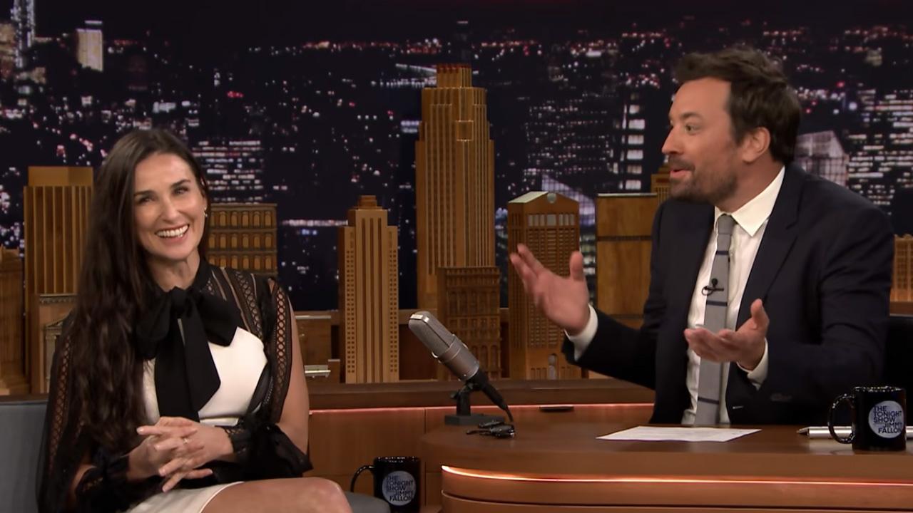 Demi Moore Plays Charades With Jimmy Fallon, Explains the Origins of ...