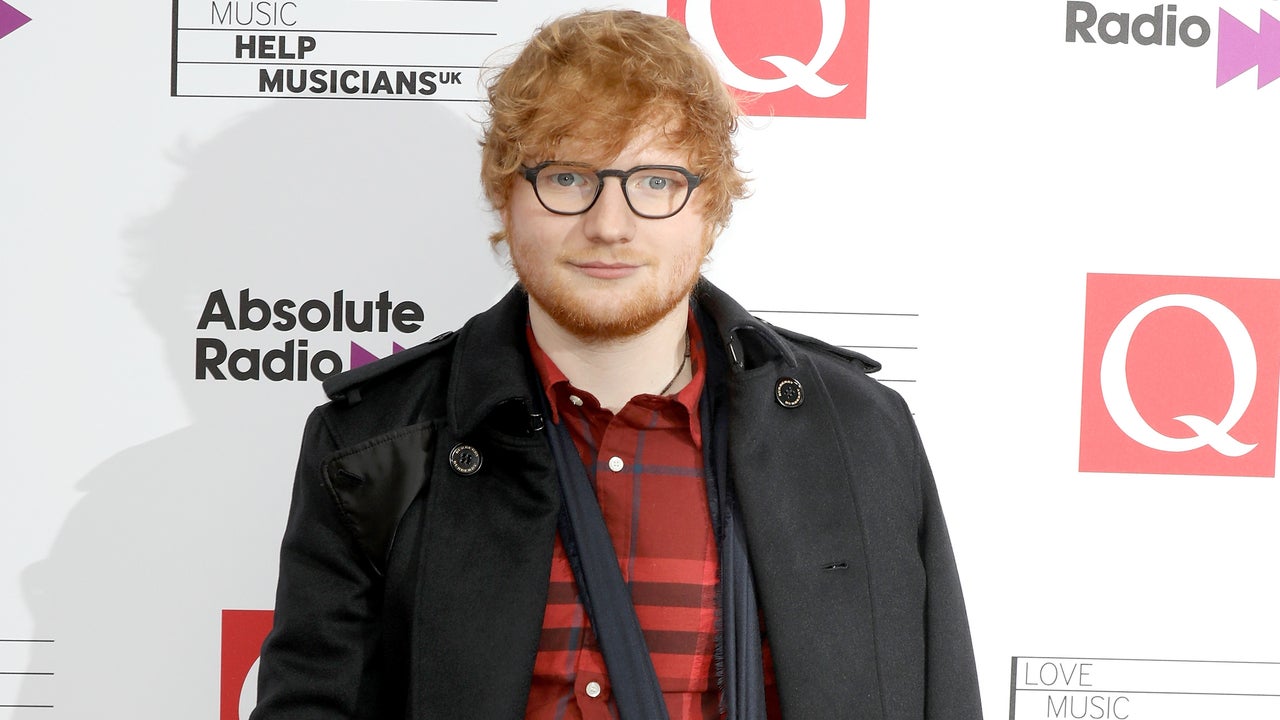 Ed Sheeran Steps Out in a Cast and Sling After Scary Bicycle Accident ...