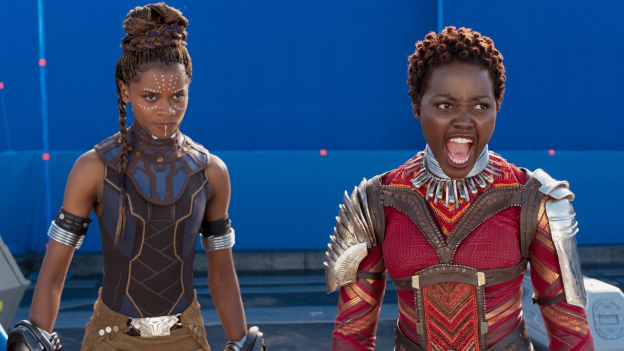 Lupita Nyong'o Can't Master Her Wakandan Weapons in 'Black Panther' Gag Reel (Exclusive ...