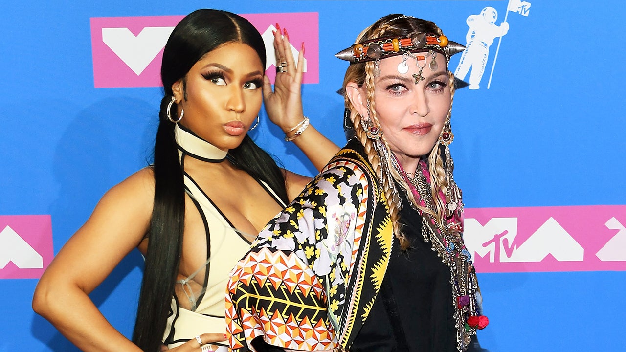 Watch Madonna Kiss Nicki Minaj Backstage at 2018 VMAs | Entertainment ...
