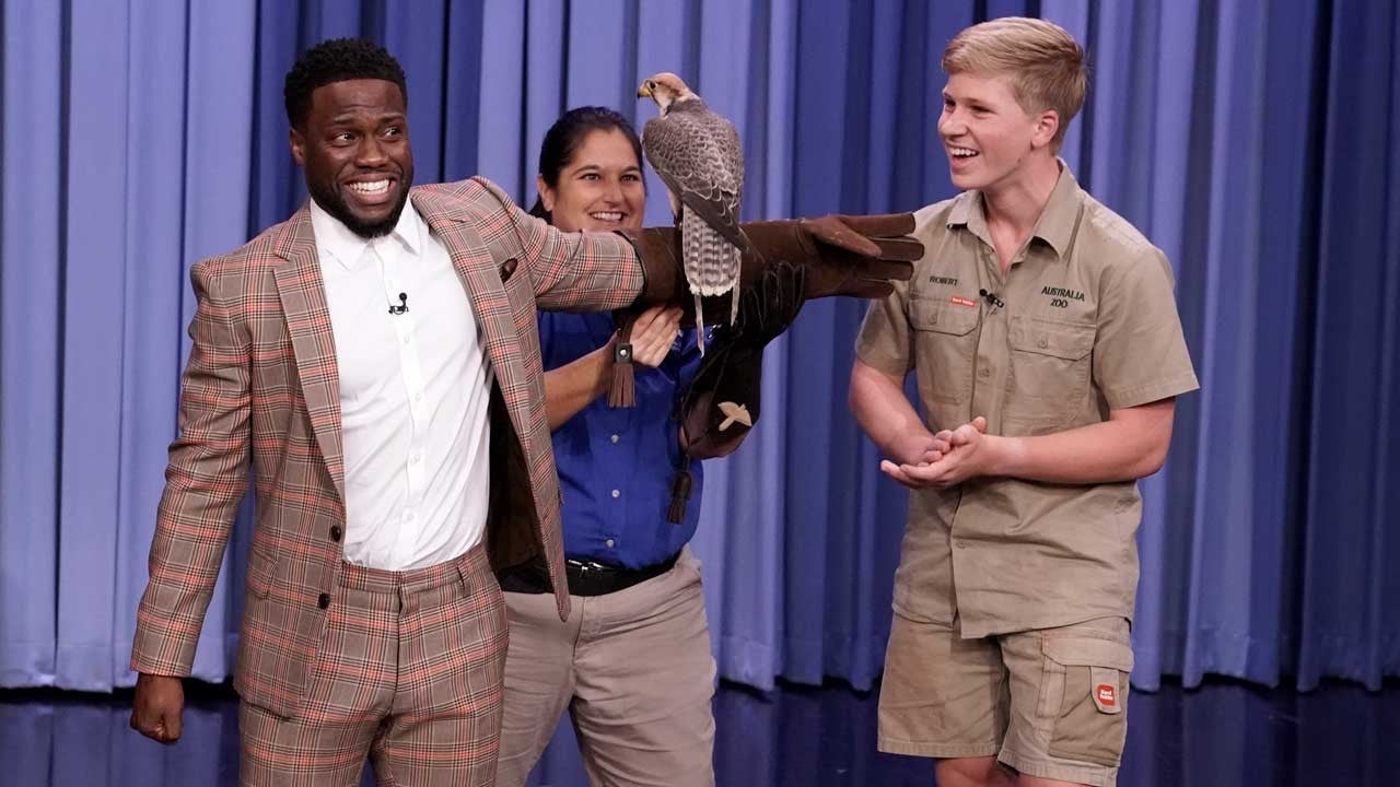 Robert Irwin Brings Exotic Animals to 'Fallon' and Kevin Hart Could Not ...