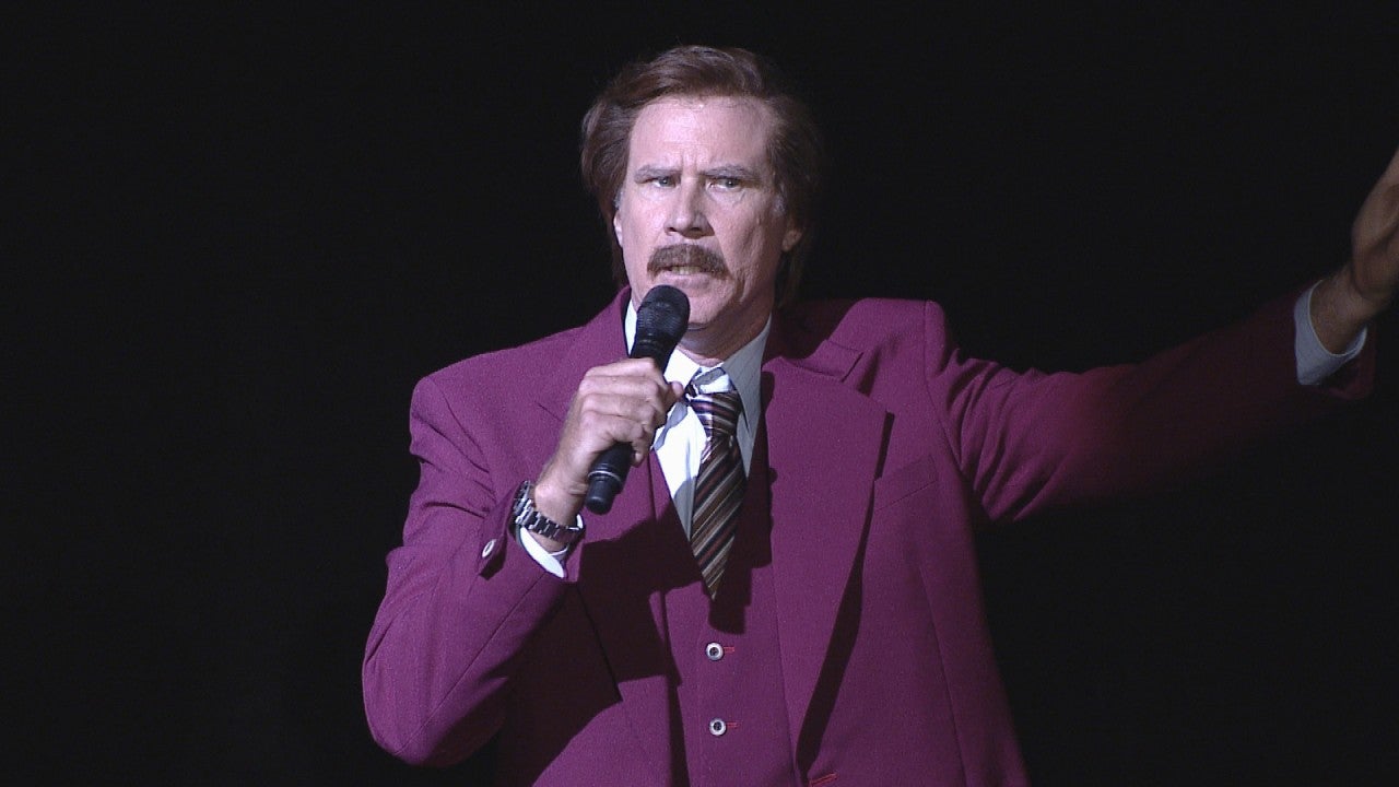 Will Ferrell Makes Surprise Appearance as 'Anchorman' Ron Burgundy on ...