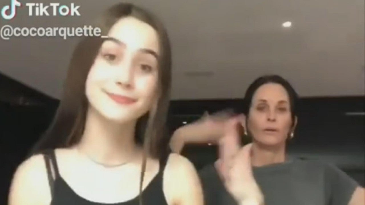 Courteney Cox and Daughter Coco's TikTok Dance Routine Is a Major ...