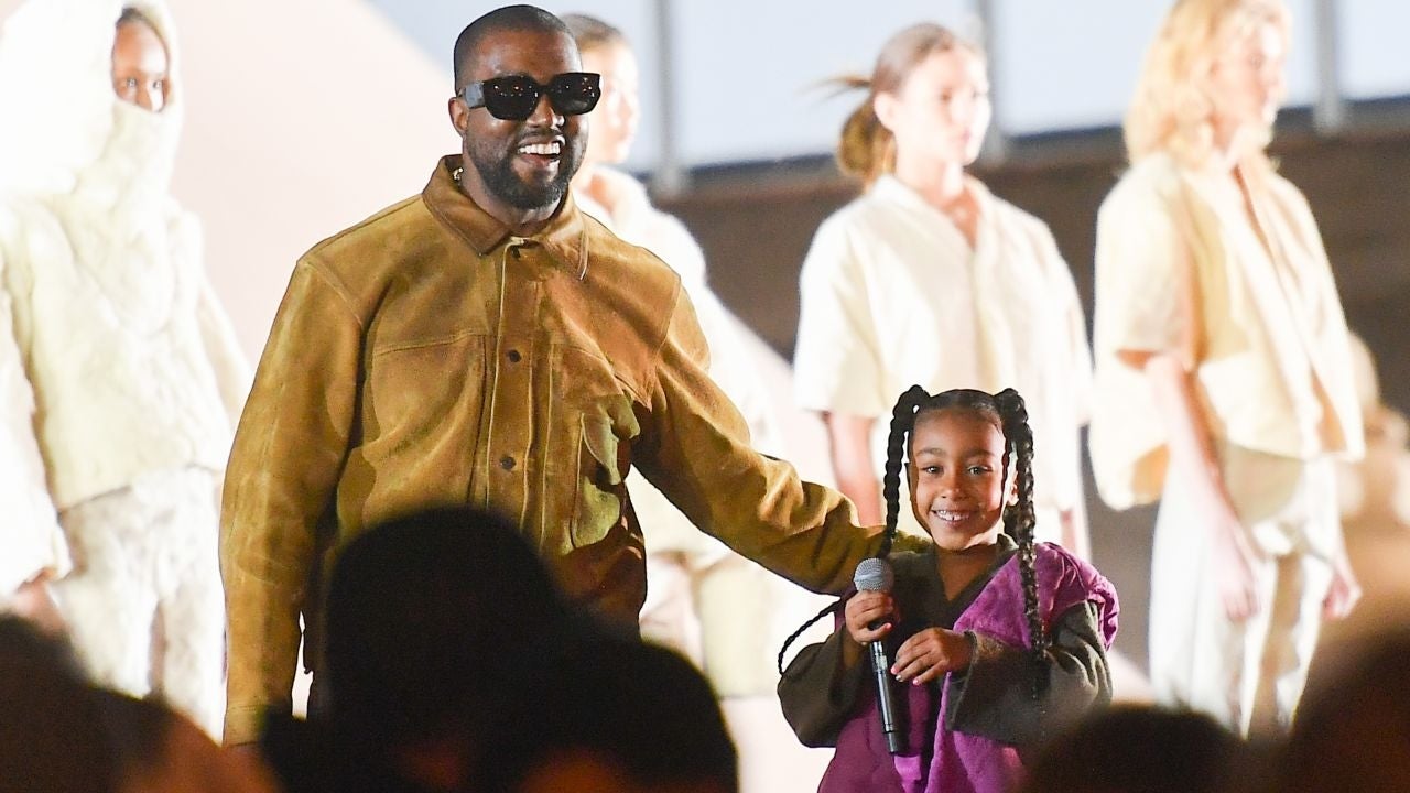 North West Raps During Kanye West's Yeezy Fashion Show in Paris ...