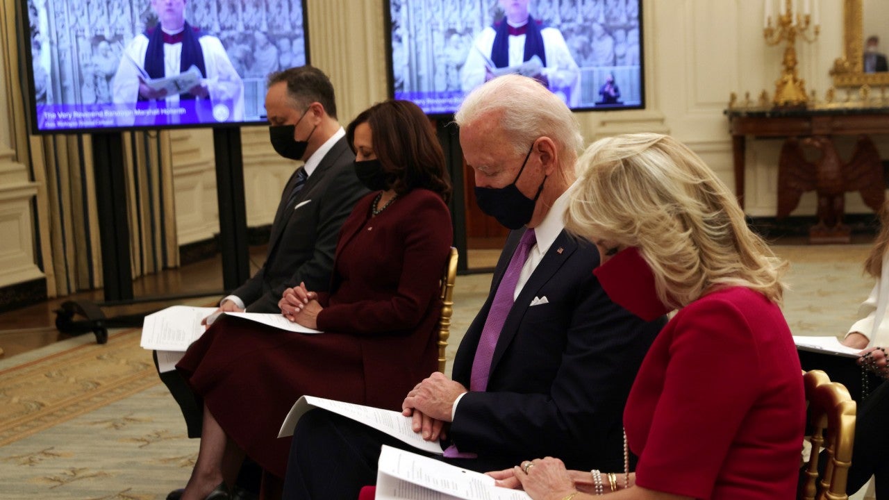 Joe Biden, Kamala Harris & Their Spouses Attend the Virtual Inaugural ...