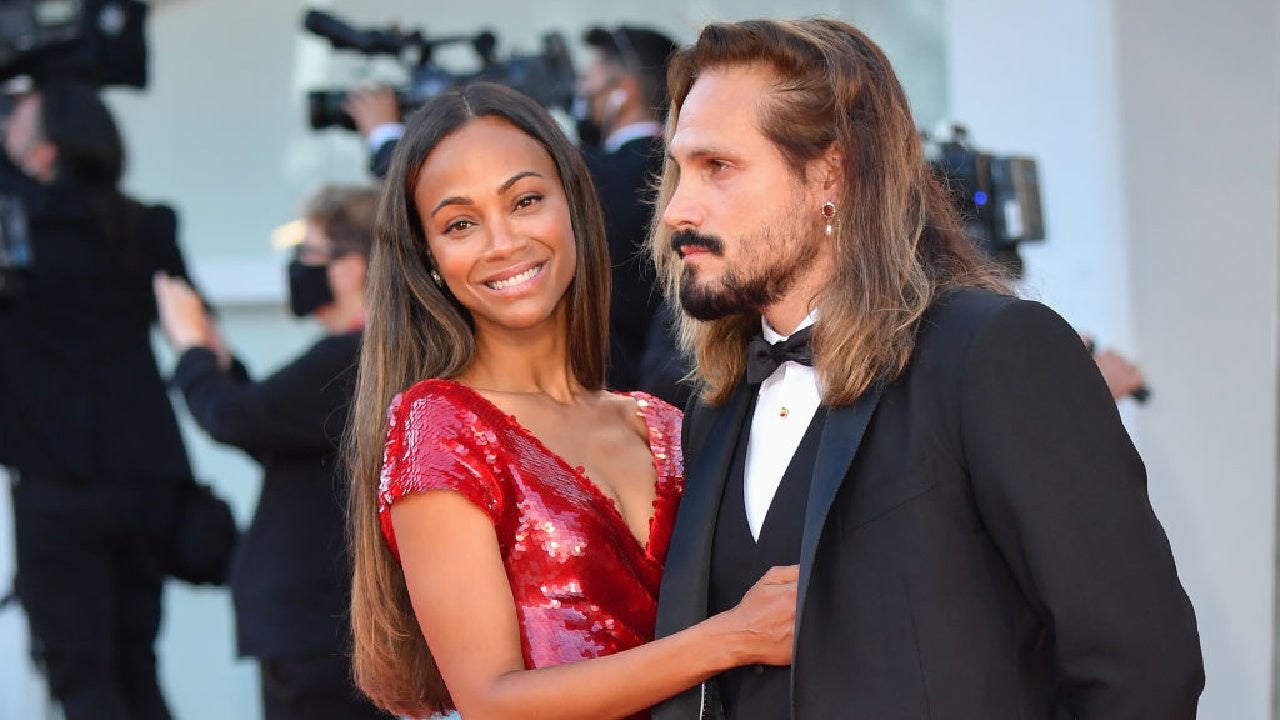Zoe Saldana and Husband Marco Perego Share a Sweet Kiss at Venice Film ...