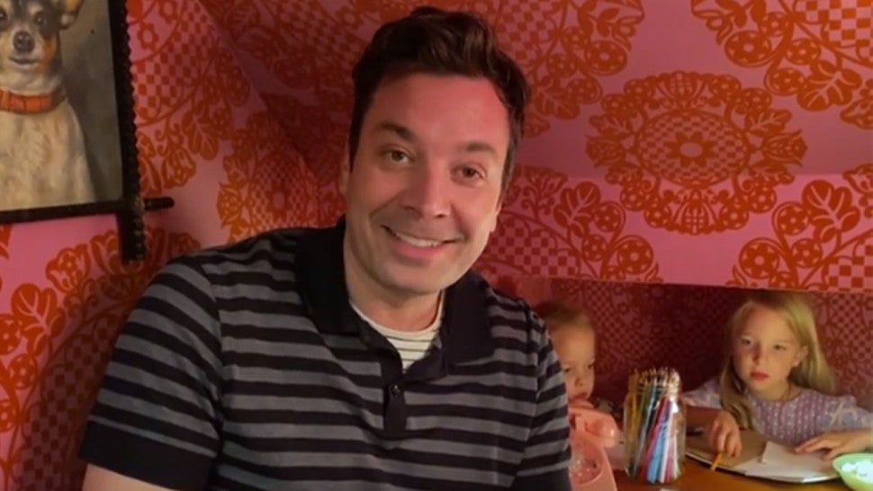 Jimmy Fallon’s Daughters Heckle Him as He Makes Jokes During His ...