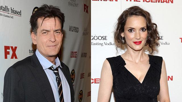 Charlie Sheen and Winona Ryder | Entertainment Tonight