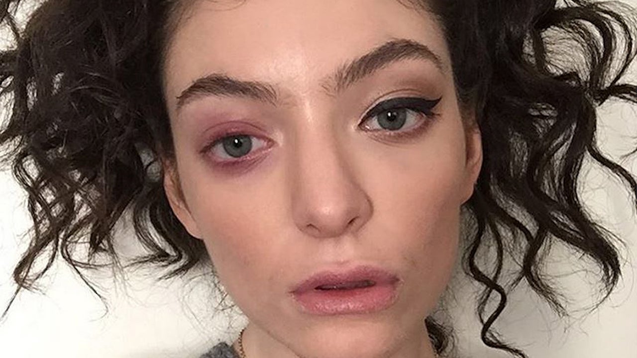 Lorde Sports a 'Weeping, Screaming' Purple Eye at Kanye West's Fashion ...