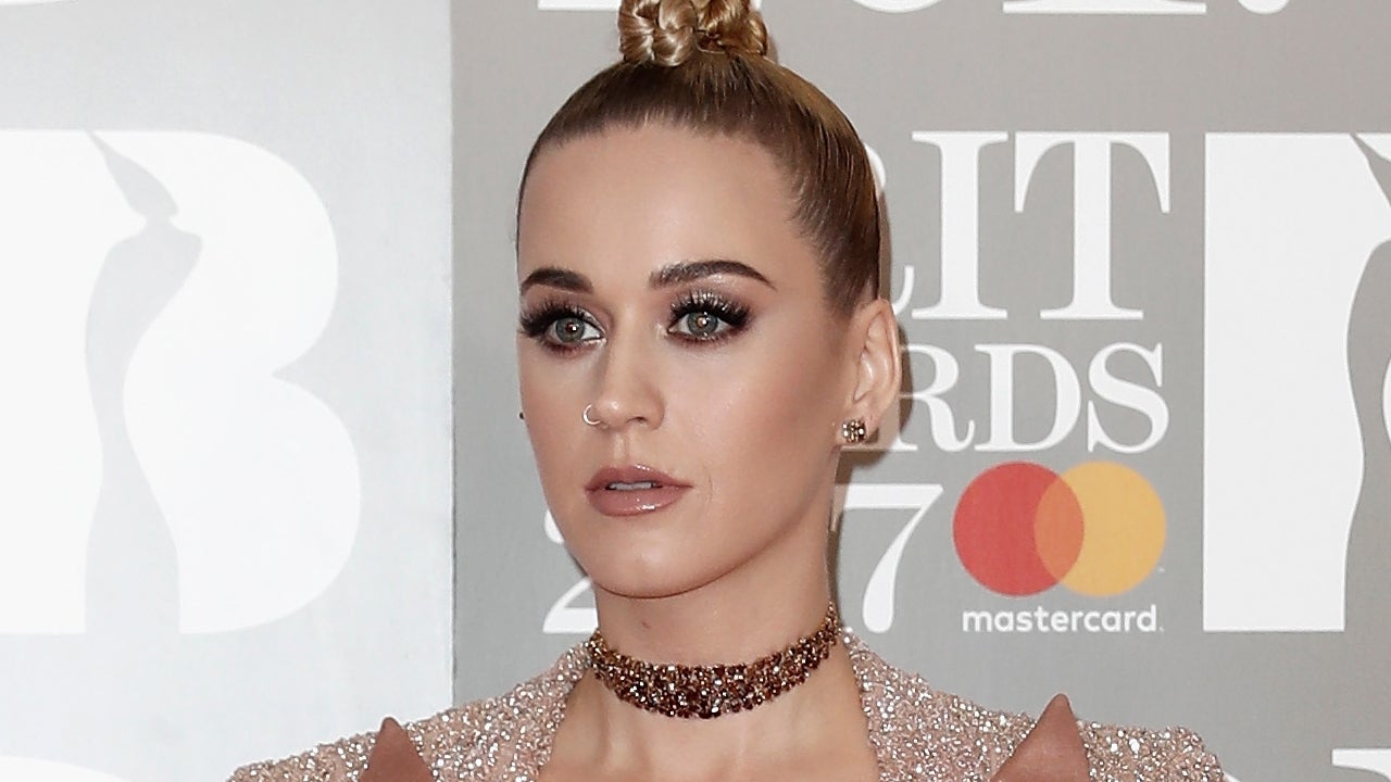 Katy Perry Sparkles at the BRIT Awards, Mocks President Donald Trump ...